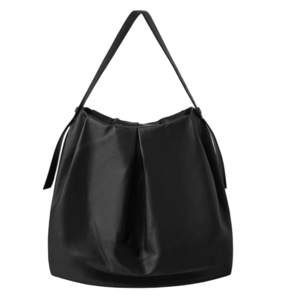 COS | Bags | Cos Oversized Pleated Shoulder Bag Leather Hobo | Poshmark
